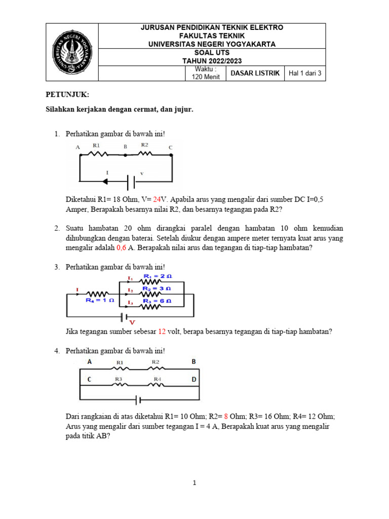 SOAL Daslis Uts Nop 2022 | PDF | Metode & Bahan Ajar | Teknologi & Rekayasa