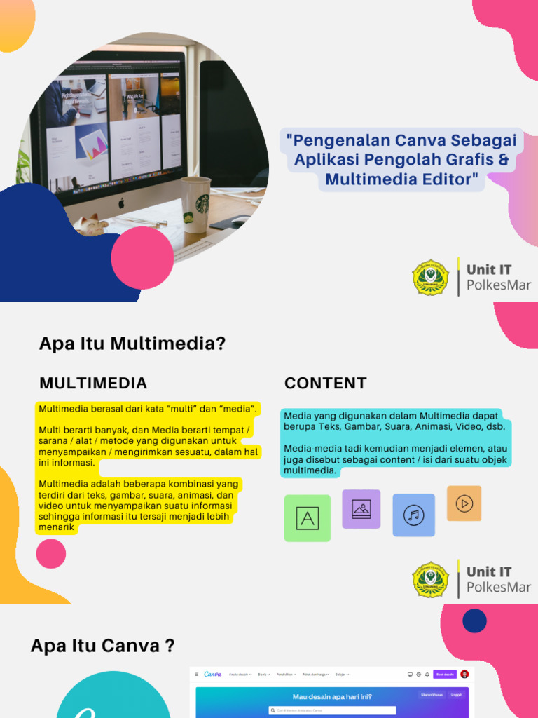 Pengenalan Canva Sebagai Aplikasi Pengolah Grafis - Multimedia Editor | PDF