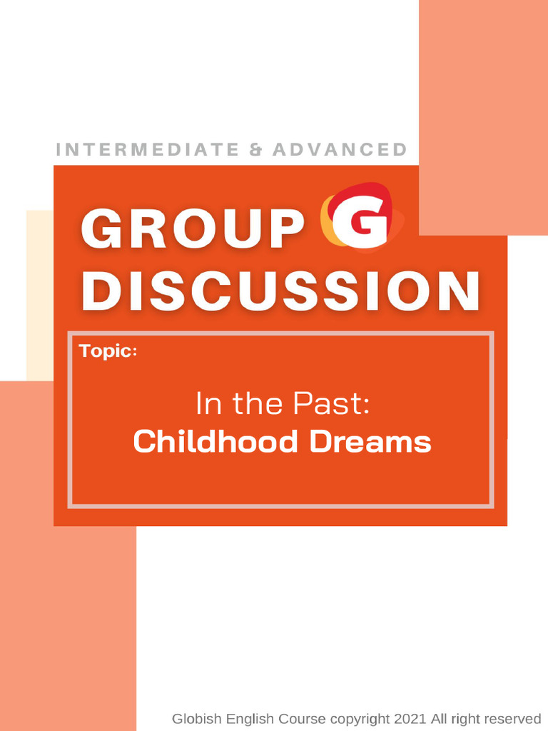 In The Past Childhood Dreams - Intermediate & Advanced | PDF ...