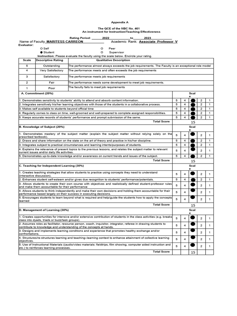 Teaching Effectiveness Pdf Learning Knowledge