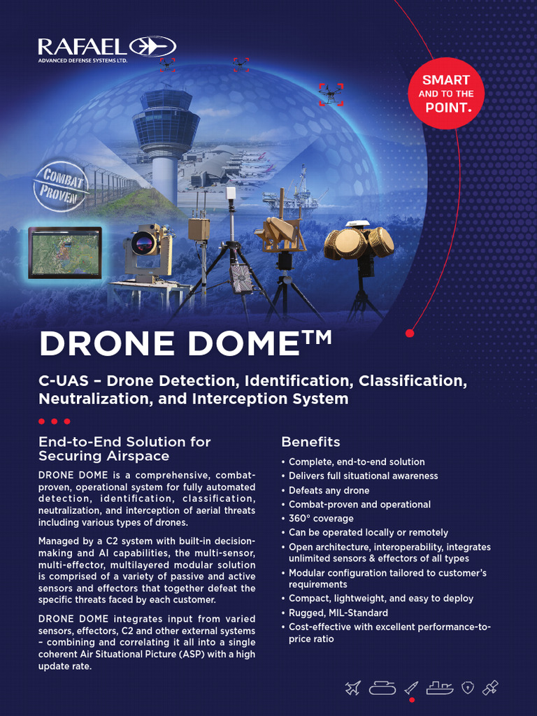 Drone-Dome Brochure New-2023b | PDF | Unmanned Aerial Vehicle | Radar