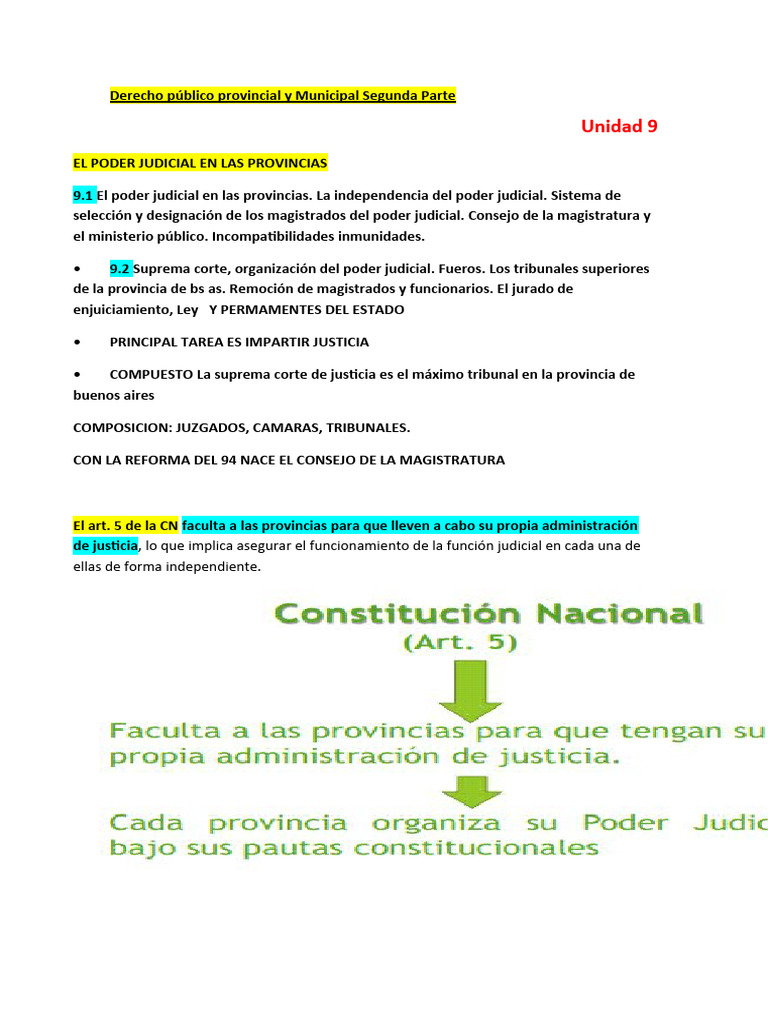 Resumen Con Ultima Unidad | PDF | Judicaturas | Juez