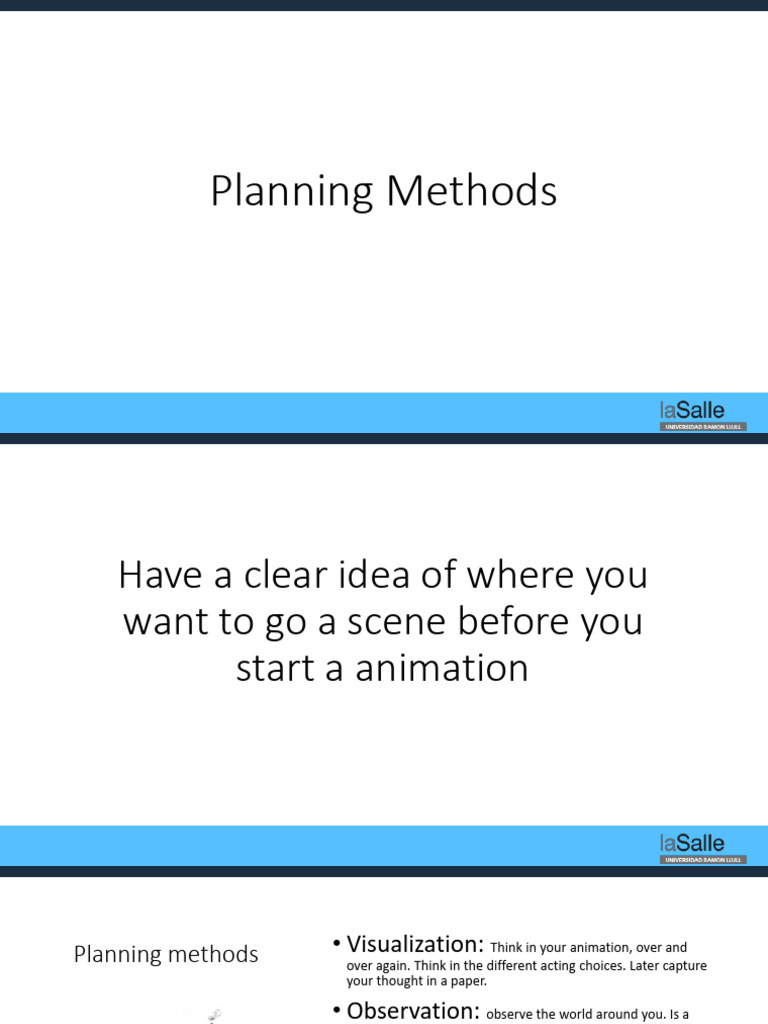 Planning Methods | PDF