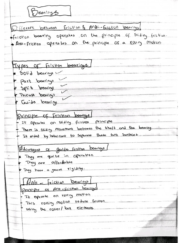 Bearing N3 Notes | PDF