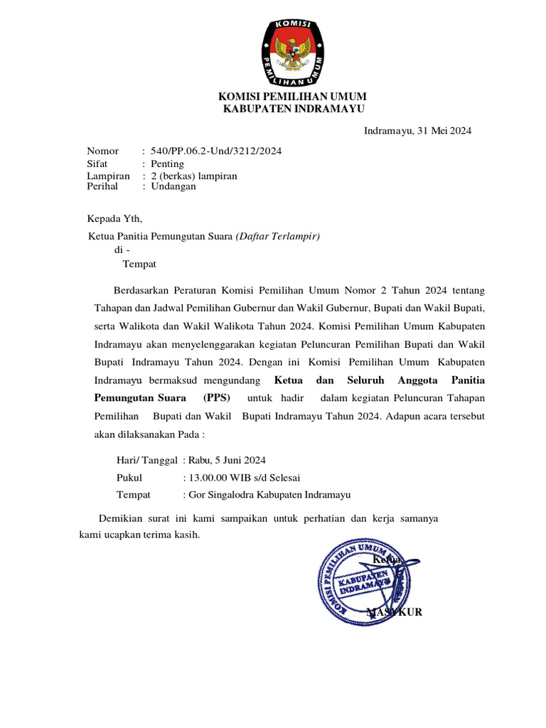 540 Undangan Launching PPS | PDF