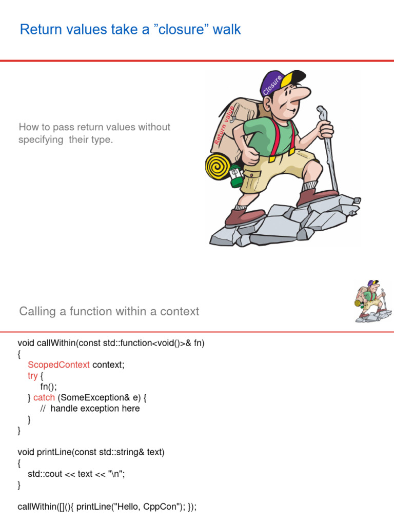 Return Values Take A Closure Walk - Martin Troxler | PDF | Computing ...