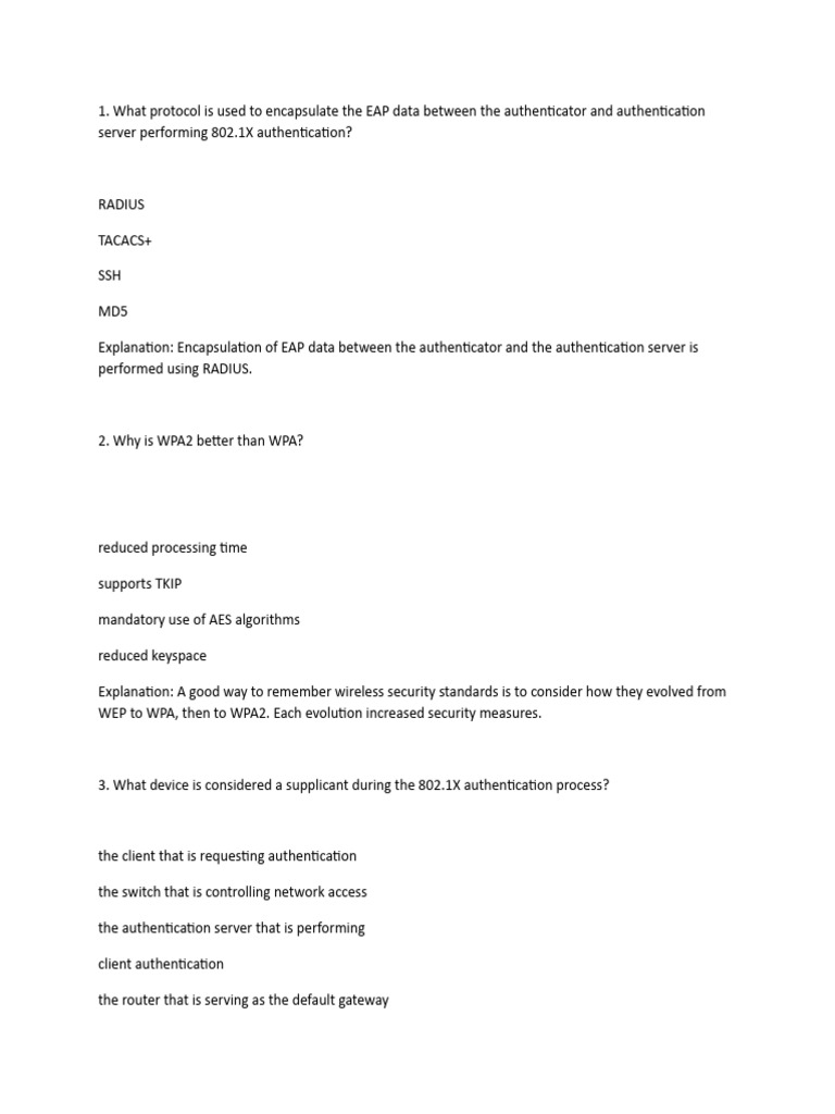 Chapter 20 | PDF | Radius | Wireless Lan