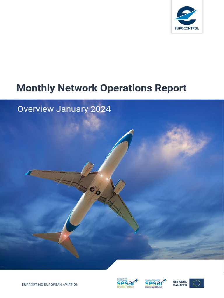 Eurocontrol Network Operations Report January 2024 | PDF | Aviation ...