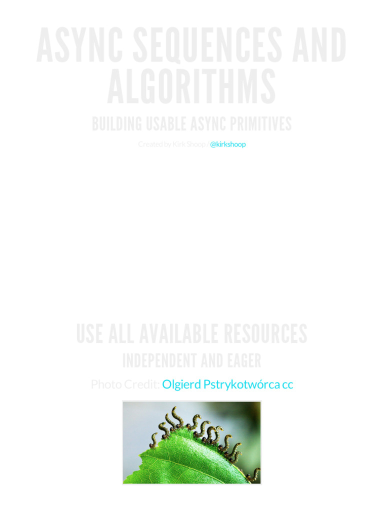 Async Sequences and Algorithms To Compose Them | PDF | Language Integrated Query | C Sharp ...