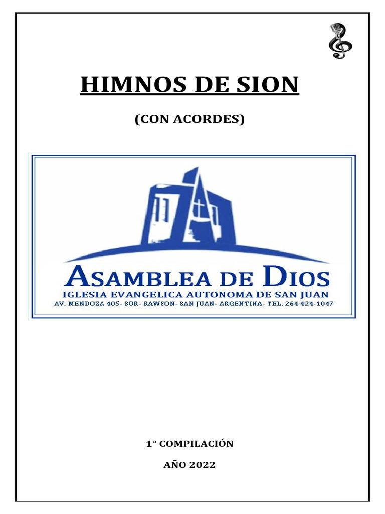Himnario de Sion: Acordes y Letras | PDF | Acorde (Música) | Cristo ...