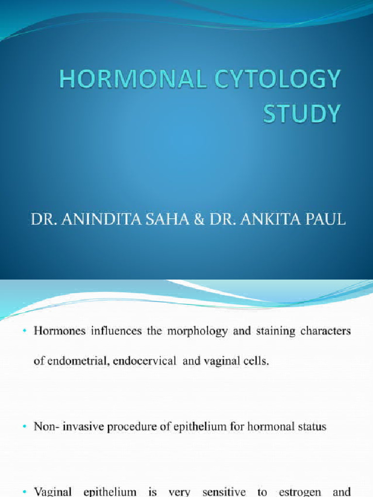 Harmonal Cytology | PDF