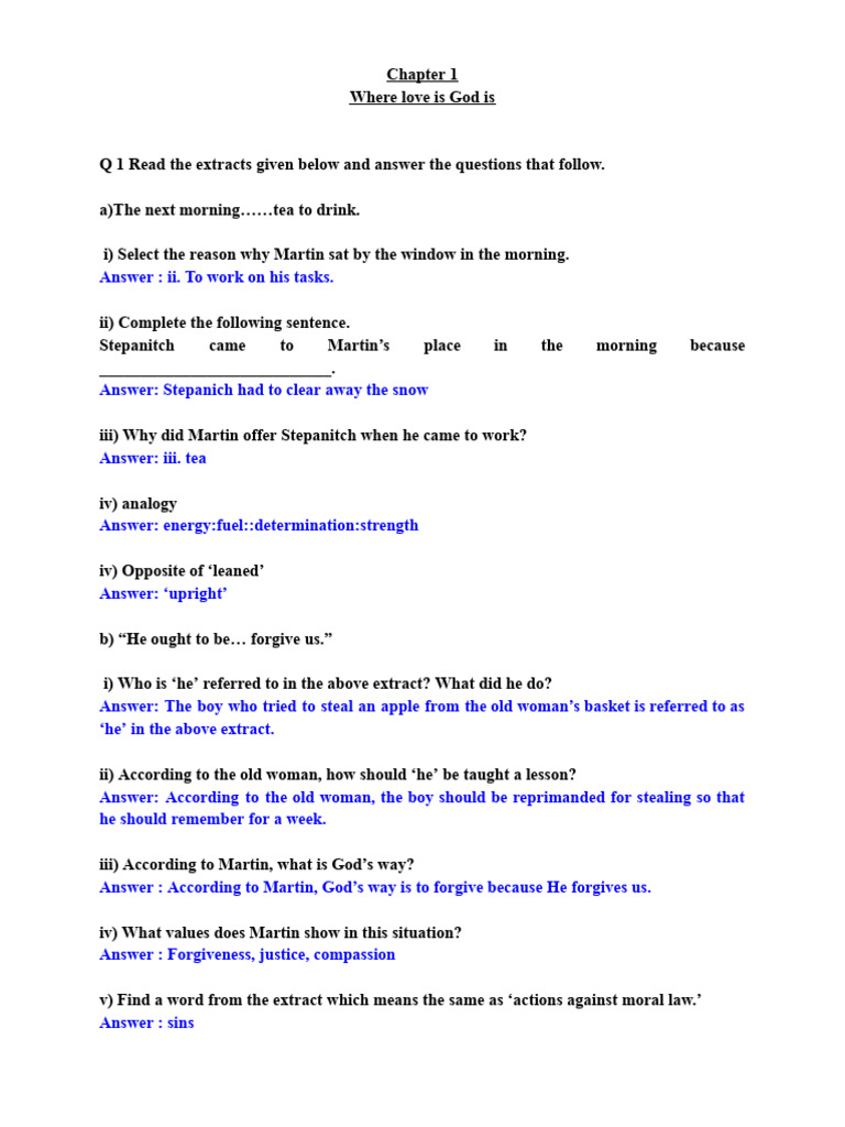 Where Love Is, God Is (24-25) | PDF