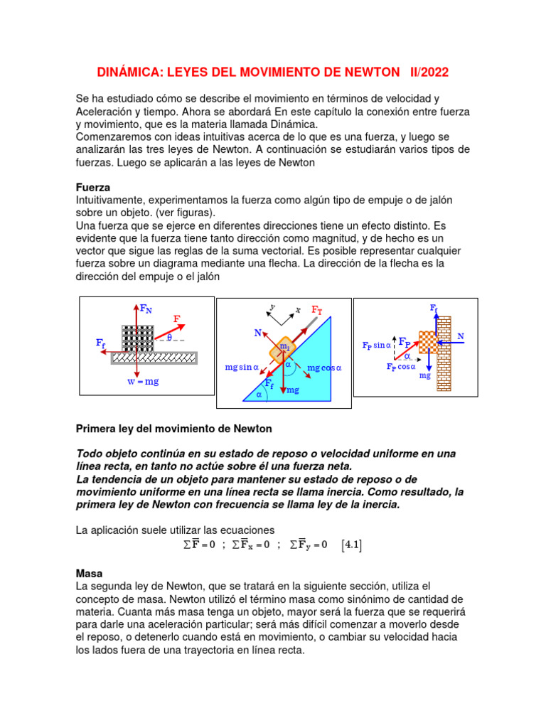 Dinámica - Tex Ult Sem Ii 2023 - Ultimo 2323 Rojo | PDF | Fuerza | Las ...