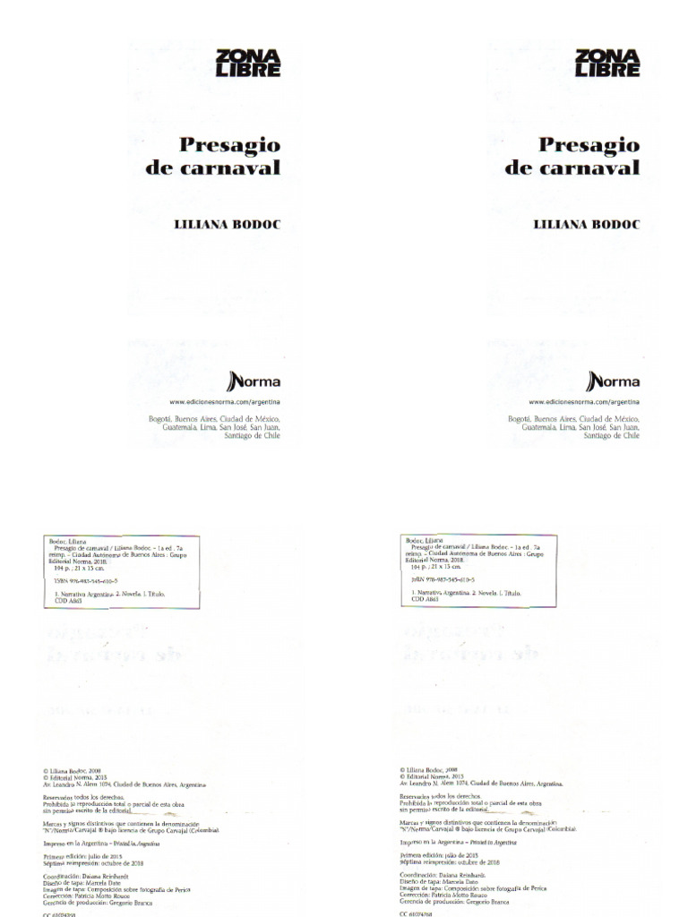 Presagio de Carnaval | PDF