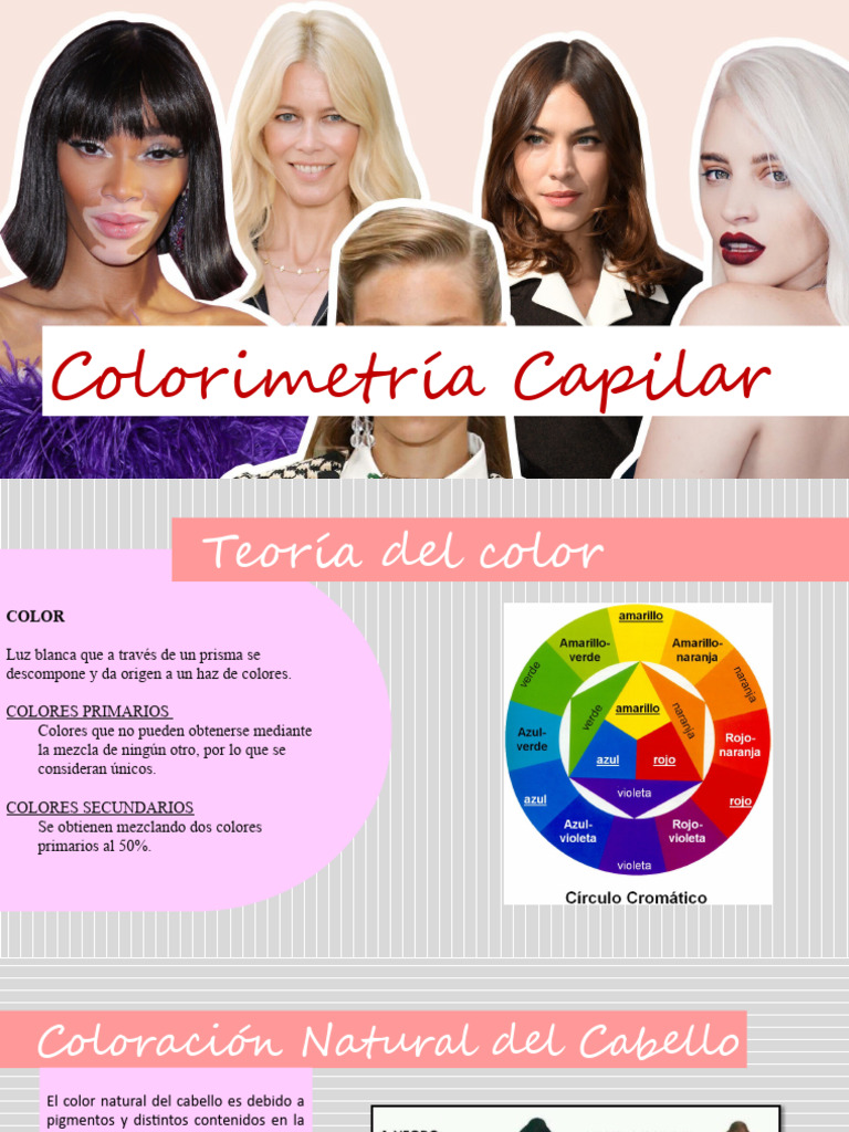Fundamentos de Colorimetría Capilar | PDF | Color | Matiz