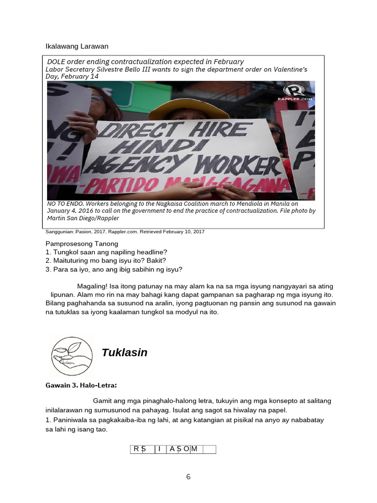 Ap10 q1 Mod1 Kontemporaryong Isyu FINAL08032020 PDF | PDF