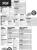 Lancer - Cheat Sheet | PDF | Tanks | Flight