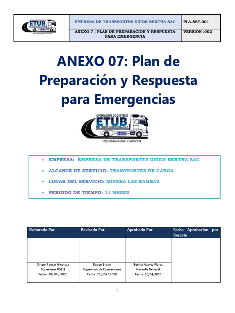 ANEXO 07 Estructura Del PPRE SSEE 2020.docx-06 | PDF | Salud Ambiental ...