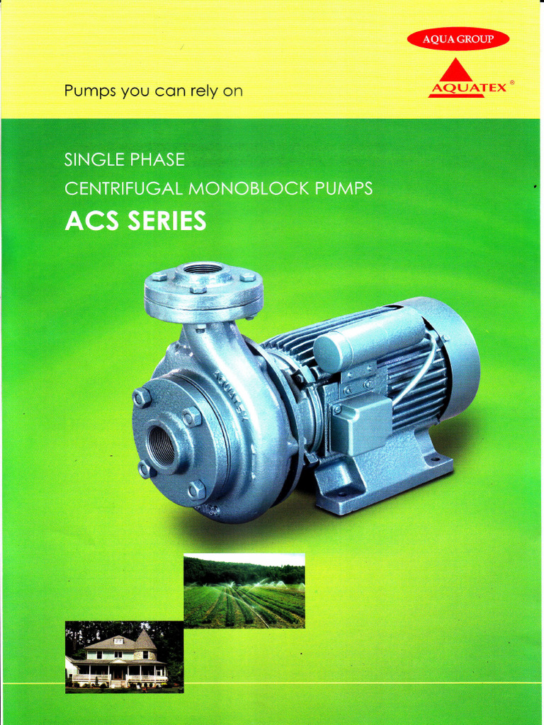 Pumps Rely On: Aquatex | PDF | Pump | Mechanical Engineering