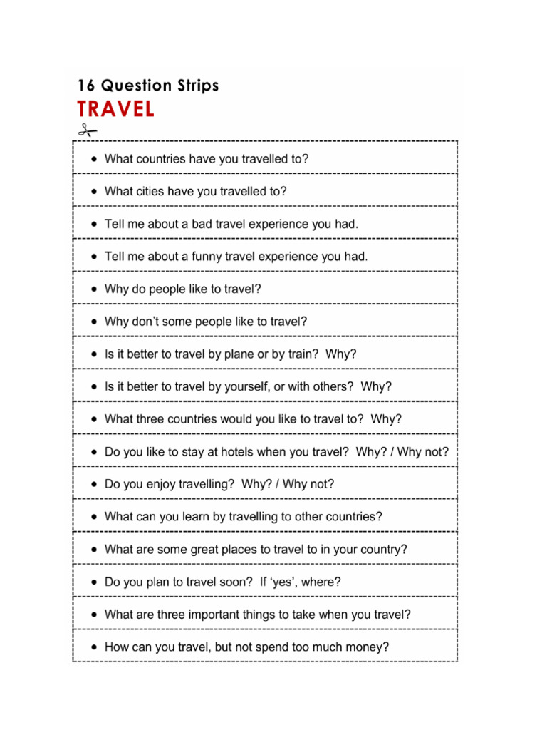 16qs Travel | PDF