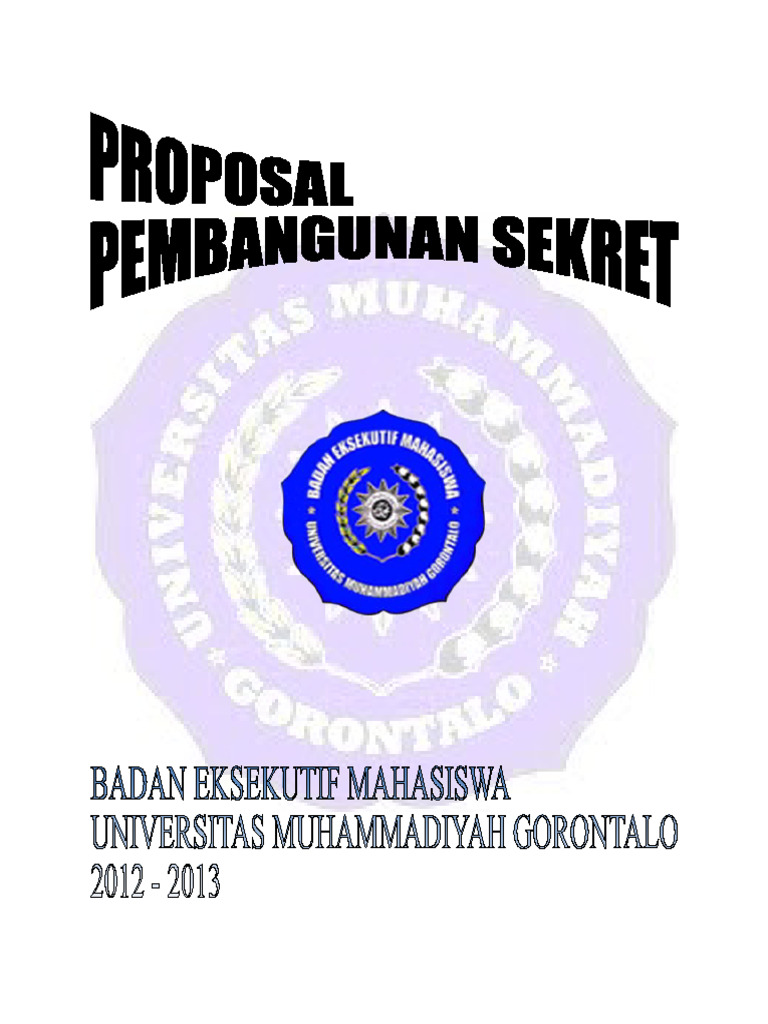 Cover Proposal BEM | PDF