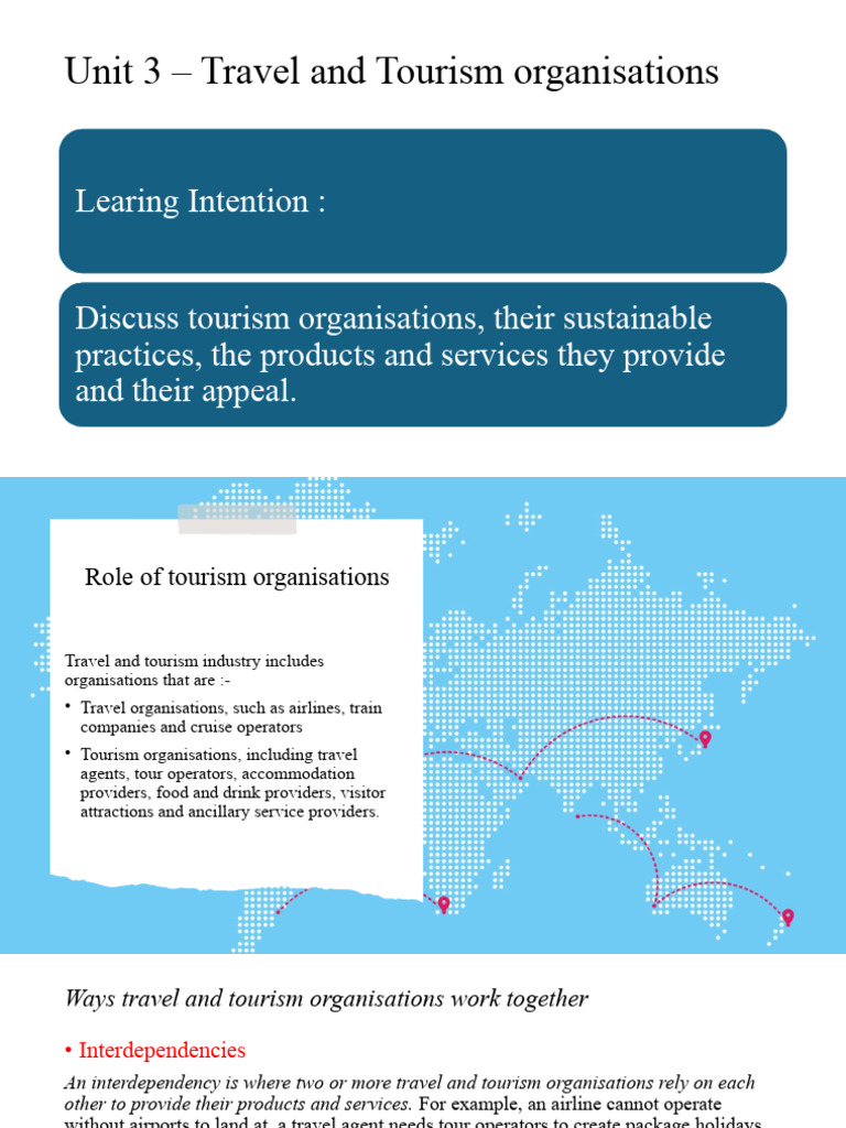 Role of Tourism Organisations | PDF | Tourism | Travel Agency