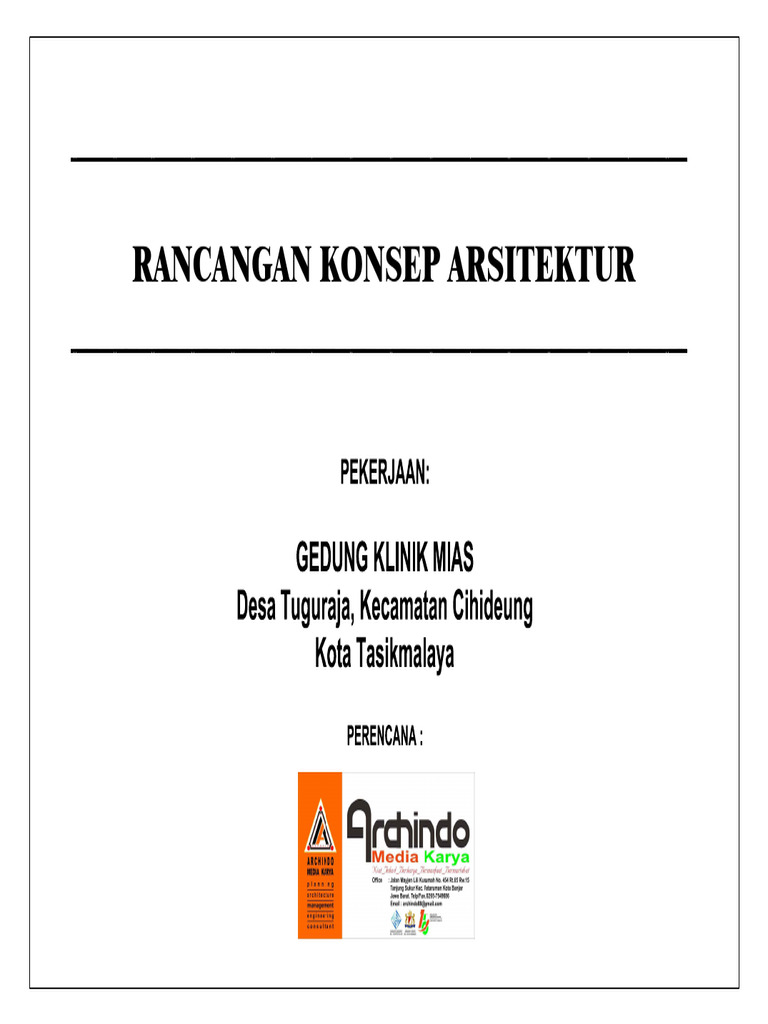 Rancangan Konsep Arsitektur | PDF