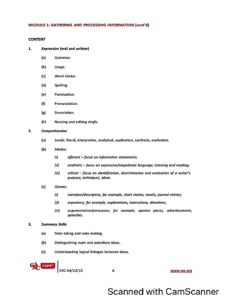 Communication Studies Syllabus | PDF
