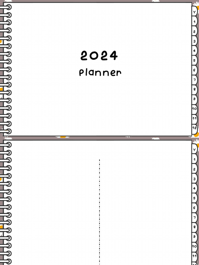 Planner 2024 | PDF