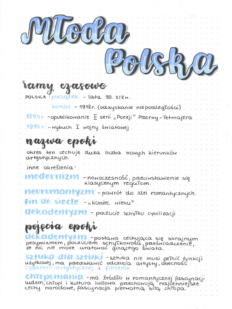 Młoda Polska | PDF
