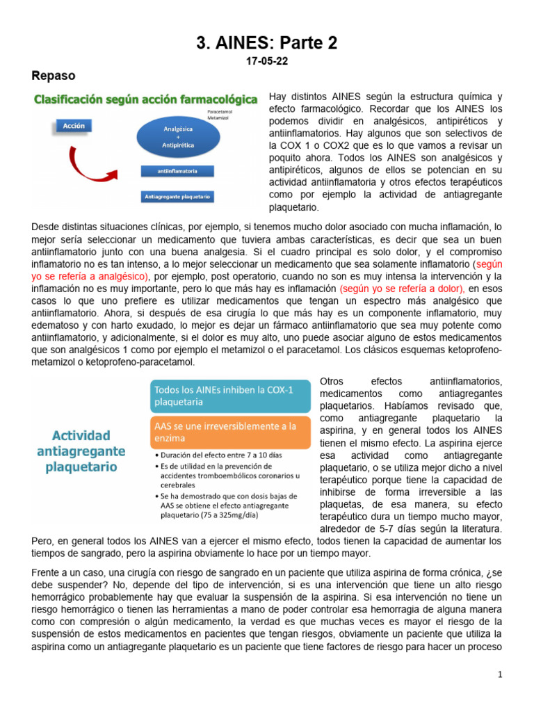 ENDO AINES Parte 2 | PDF | Droga anti-inflamatoria libre de esteroides ...
