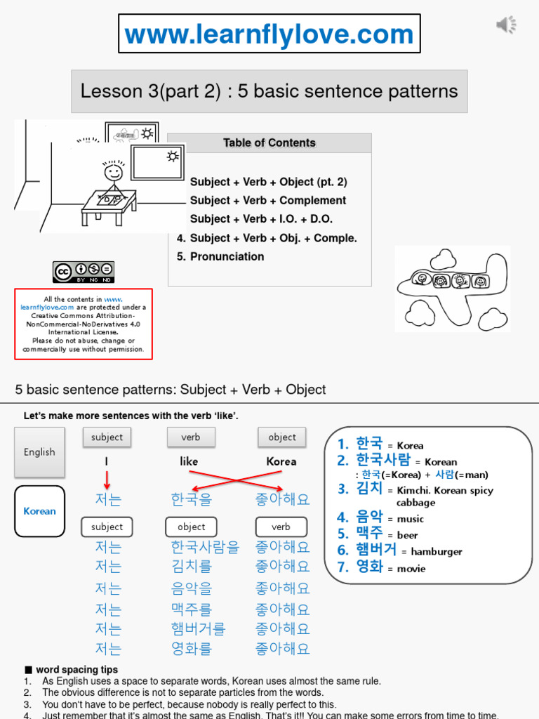 Lesson3 Part2 PDF Licensed v1.2 | PDF | Subject (Grammar) | Verb