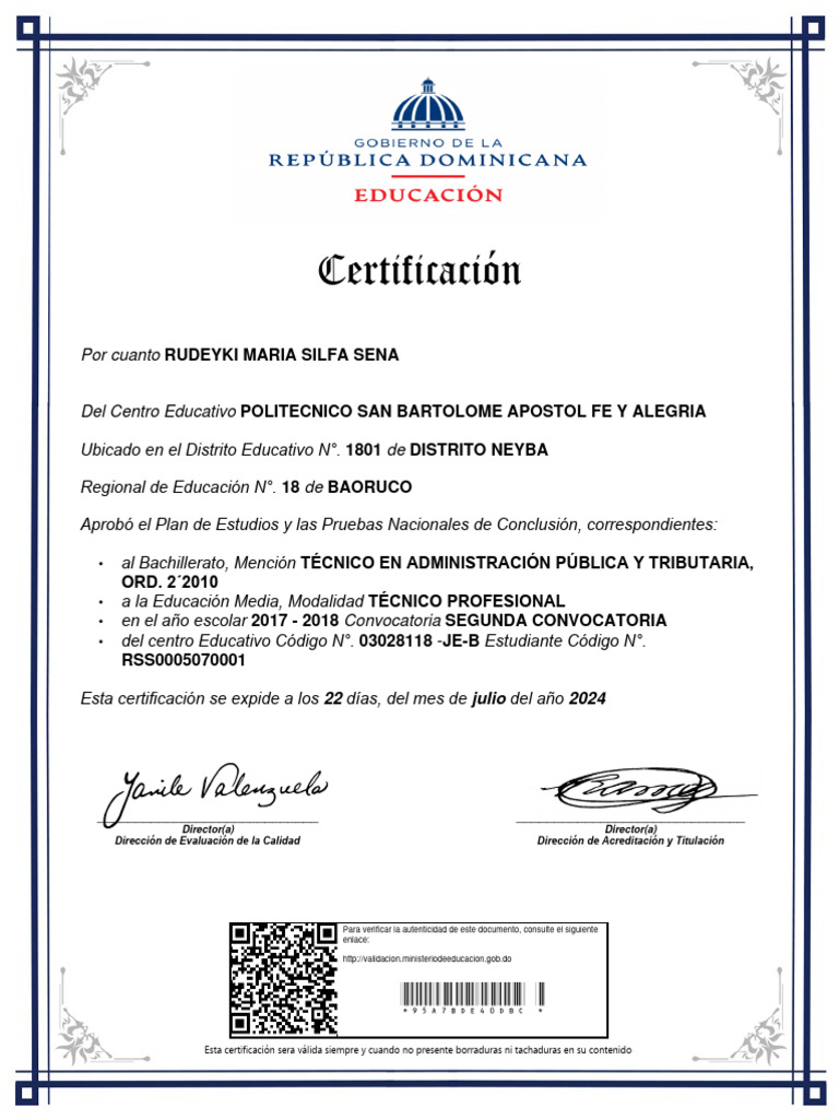 Certificado PDF | PDF