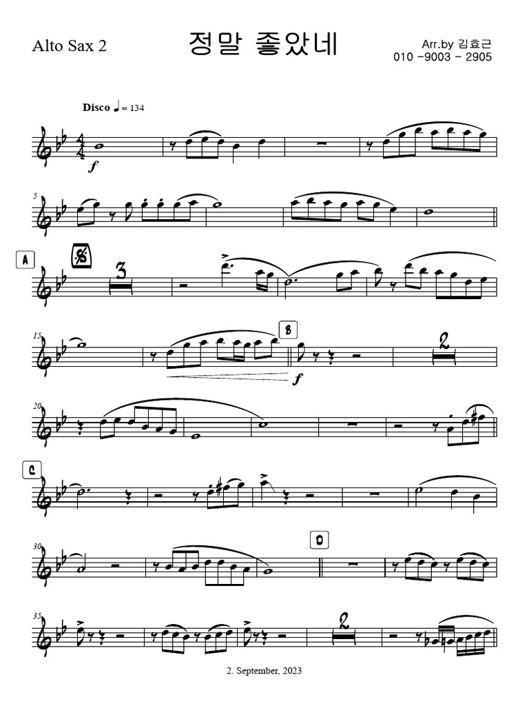 Alto Sax 2 | PDF