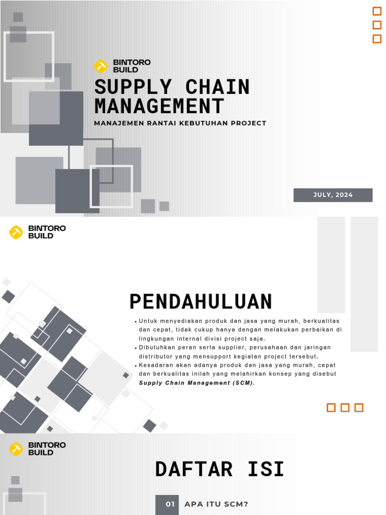 Supply Chain Management (SCM) Rev.01 | PDF