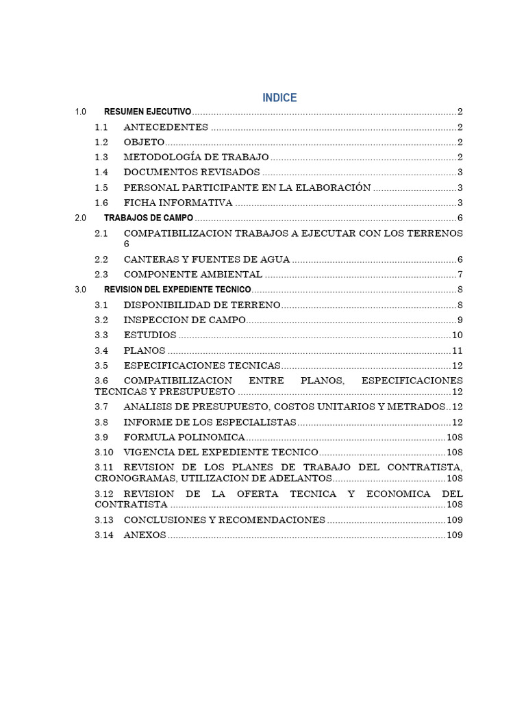Informe de Revisión | PDF | Presupuesto | Entorno natural