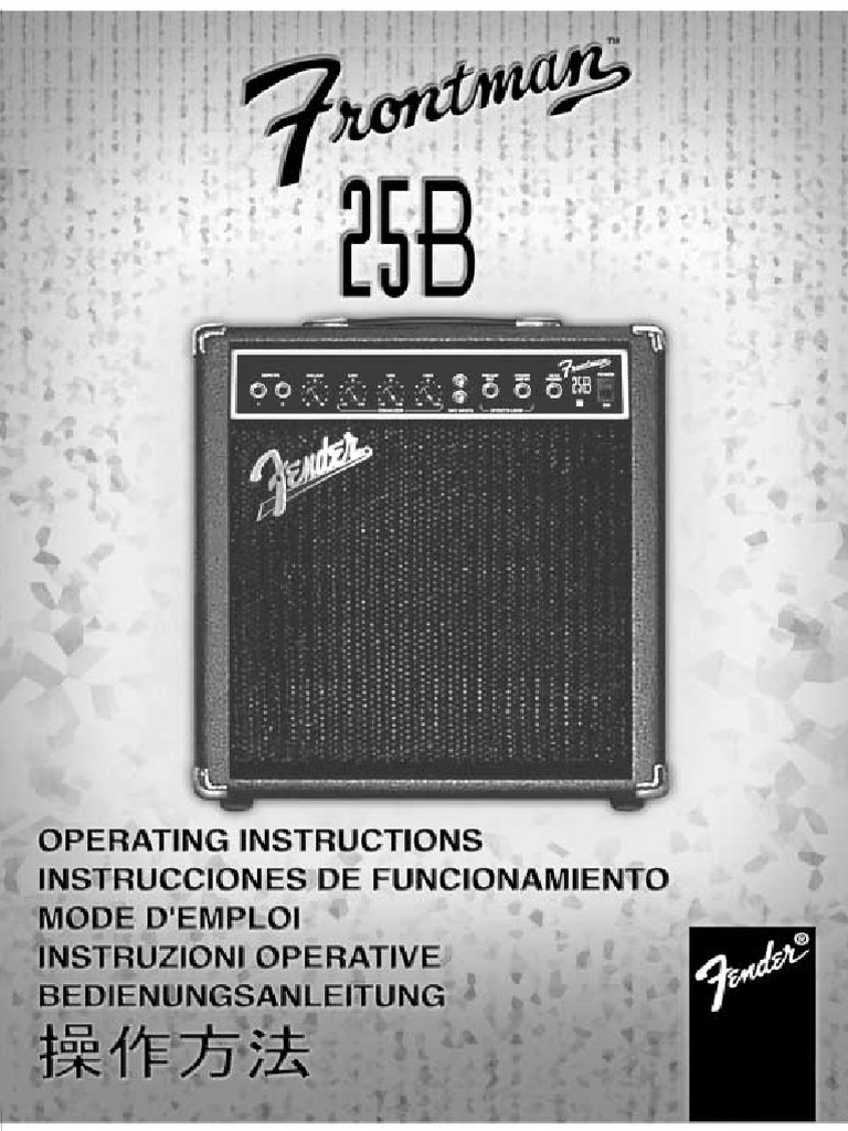 Frontman 25B | PDF | Recording | Sound Recording