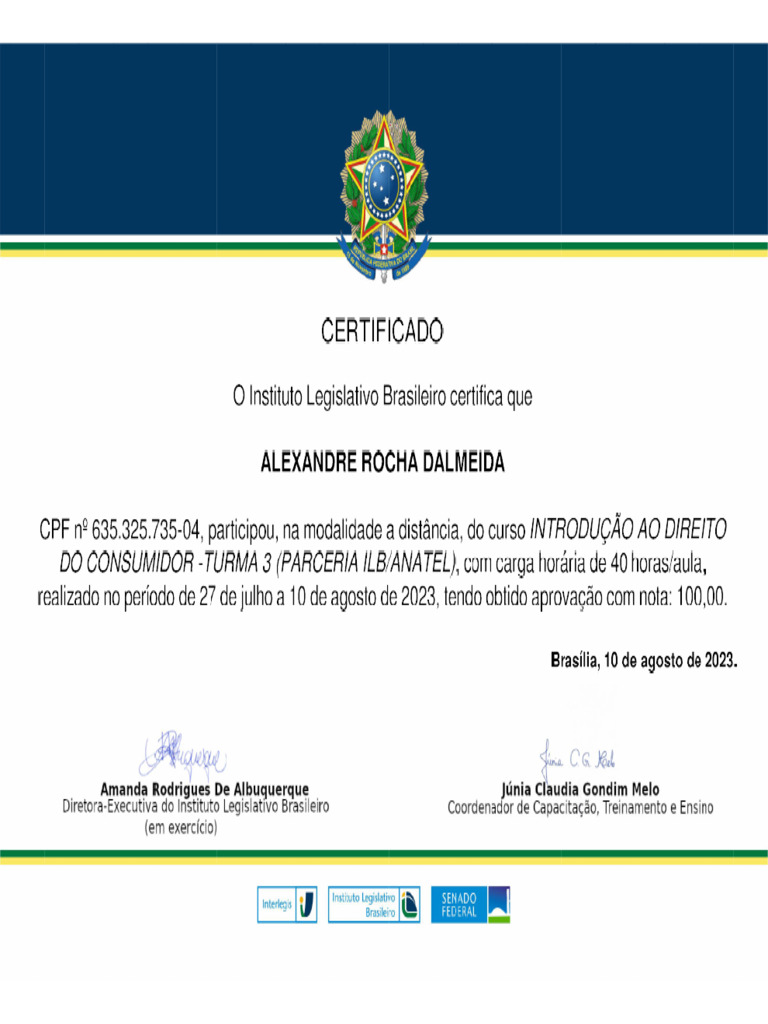 IDCO-2023-3 - CERTIFICADO 40hh | PDF