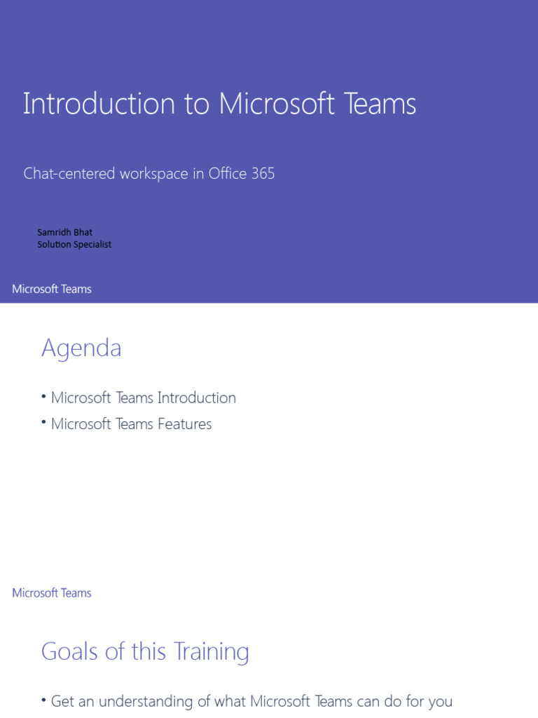 Introduction To Microsoft Teams | PDF | Icon (Computing) | Computer Science