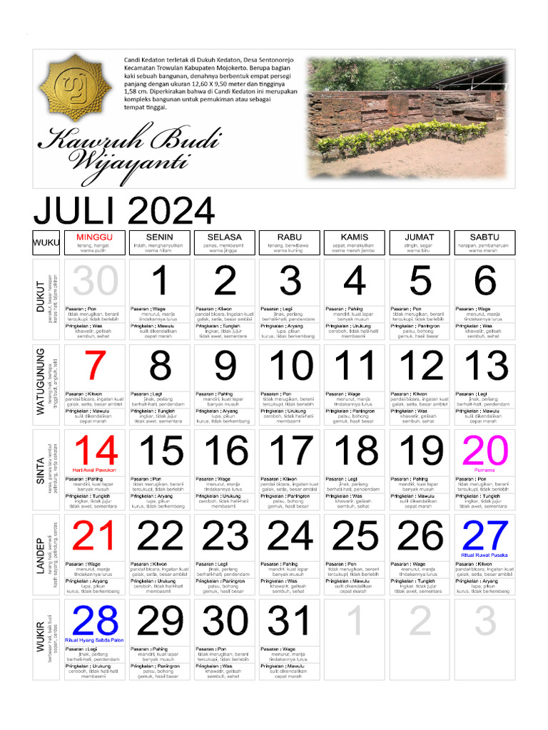Kalender Jawa | PDF