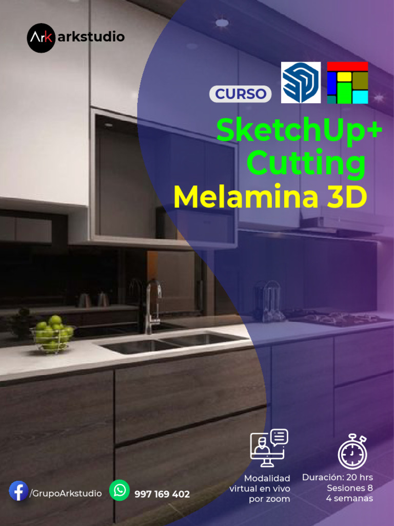 Brochure Curso Sketchup | PDF | Economía doméstica | Implementos nacionales