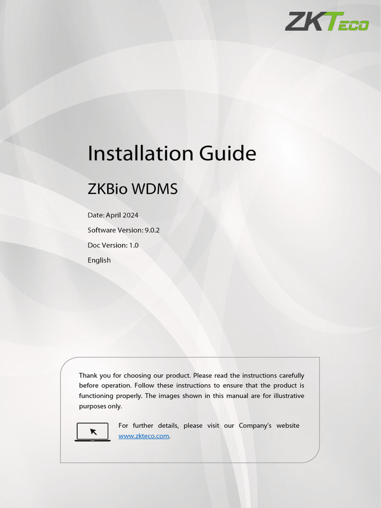 ZKBio WDMS 9.0.2_Installation Guide_V1.0_202405 | PDF | Port (Computer Networking) | Databases