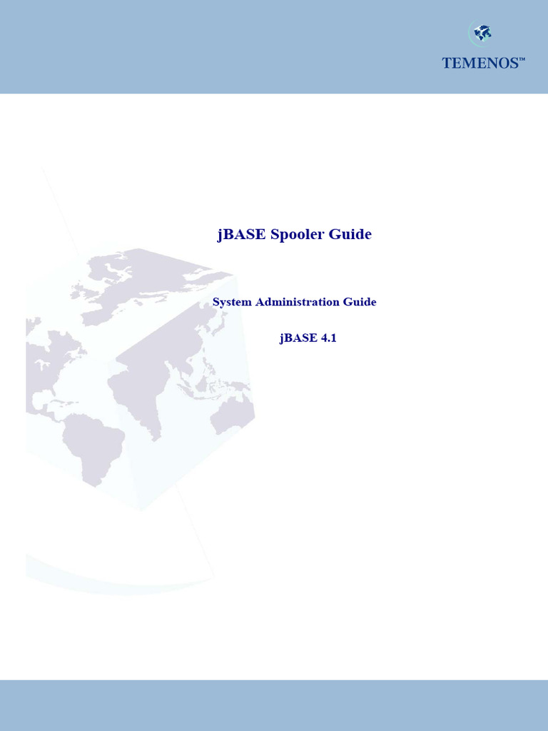 jBASE Spooler | PDF | Command Line Interface | Bracket