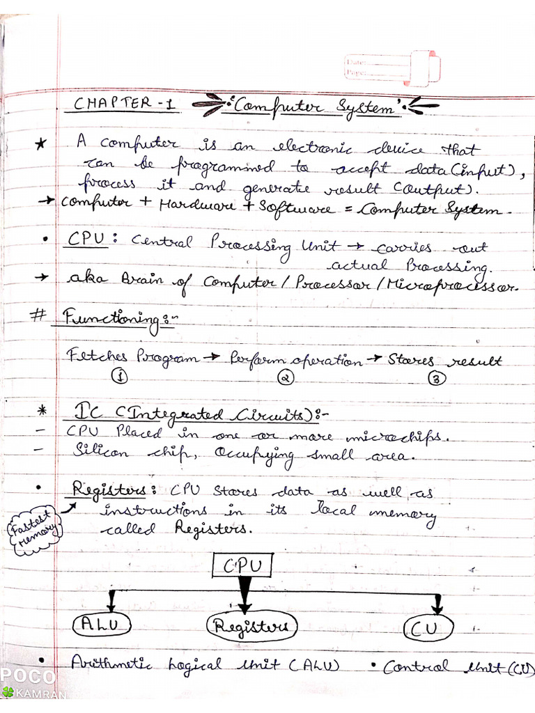 Computer Chapter - 1 (Computer System) | PDF Computer Chapter - 1 (Computer System) | PDF