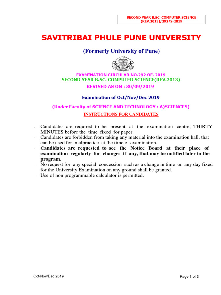 Revised - SECOND YEAR B.SC. COMPUTER SCIENCE (REV.2013) | PDF | Computer Science | Relational ...