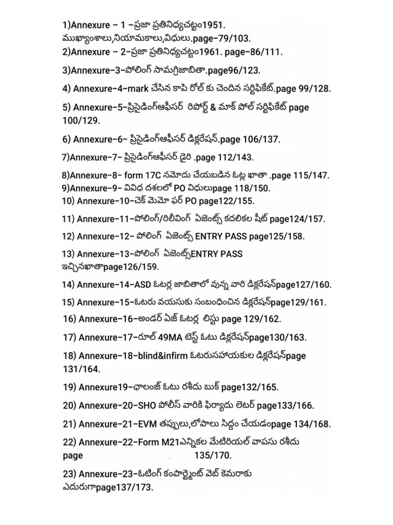 Annexures Forms Rules | PDF