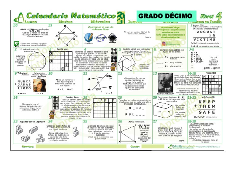 Calendario Decimo | PDF