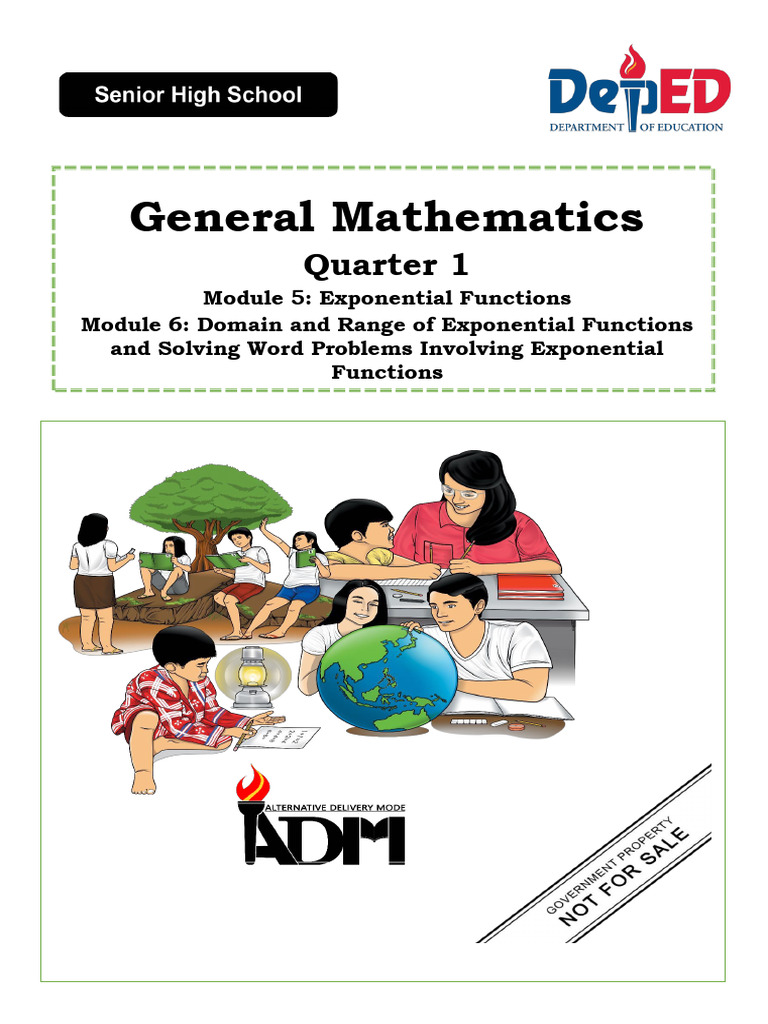 GEN MATH Q1 Mod5 6 Simplified Exponential FN Word Problems | PDF | Function (Mathematics ...