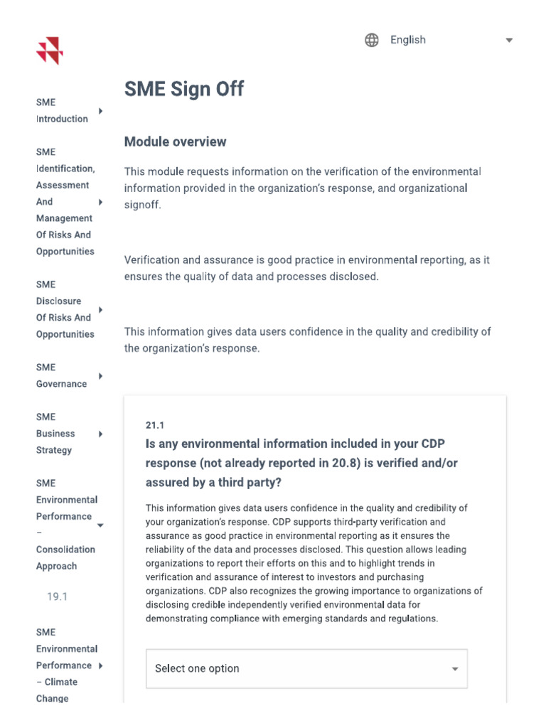 SME Questionnaire 21 | PDF