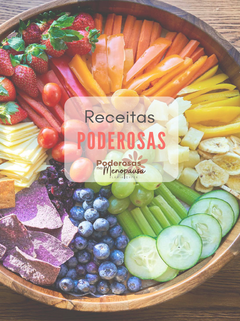 Ebook Receitas Poderosas - Poderosas Na Menopausa - Flávia Cyfer | PDF | Chá | Pães